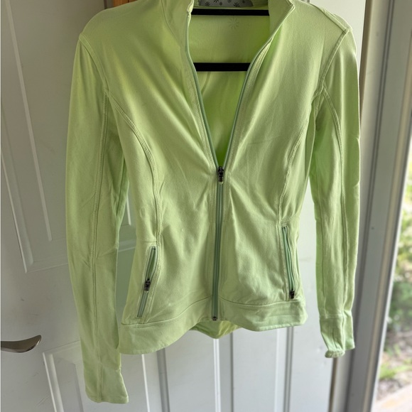 Athleta | Jackets & Coats | Athleta Green Salutation Jacket | Poshmark